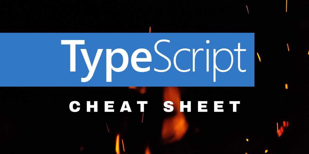 TypeScript Sheet 32 Code Examples PDF Poster 